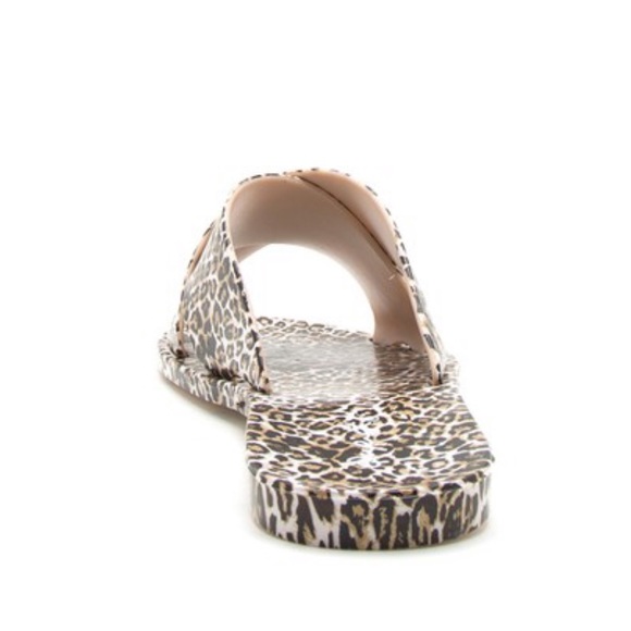 Shoes | Sassy Leopard Criss Cross Jelly Sandals | Poshmark
